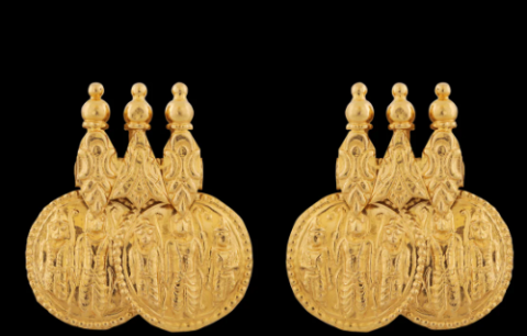 7 South Indian Traditional Gold Earrings Designs for This Year