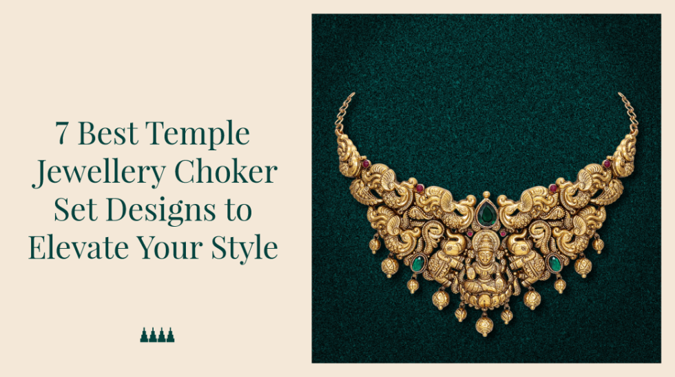7 Best Temple Jewellery Choker Set Designs