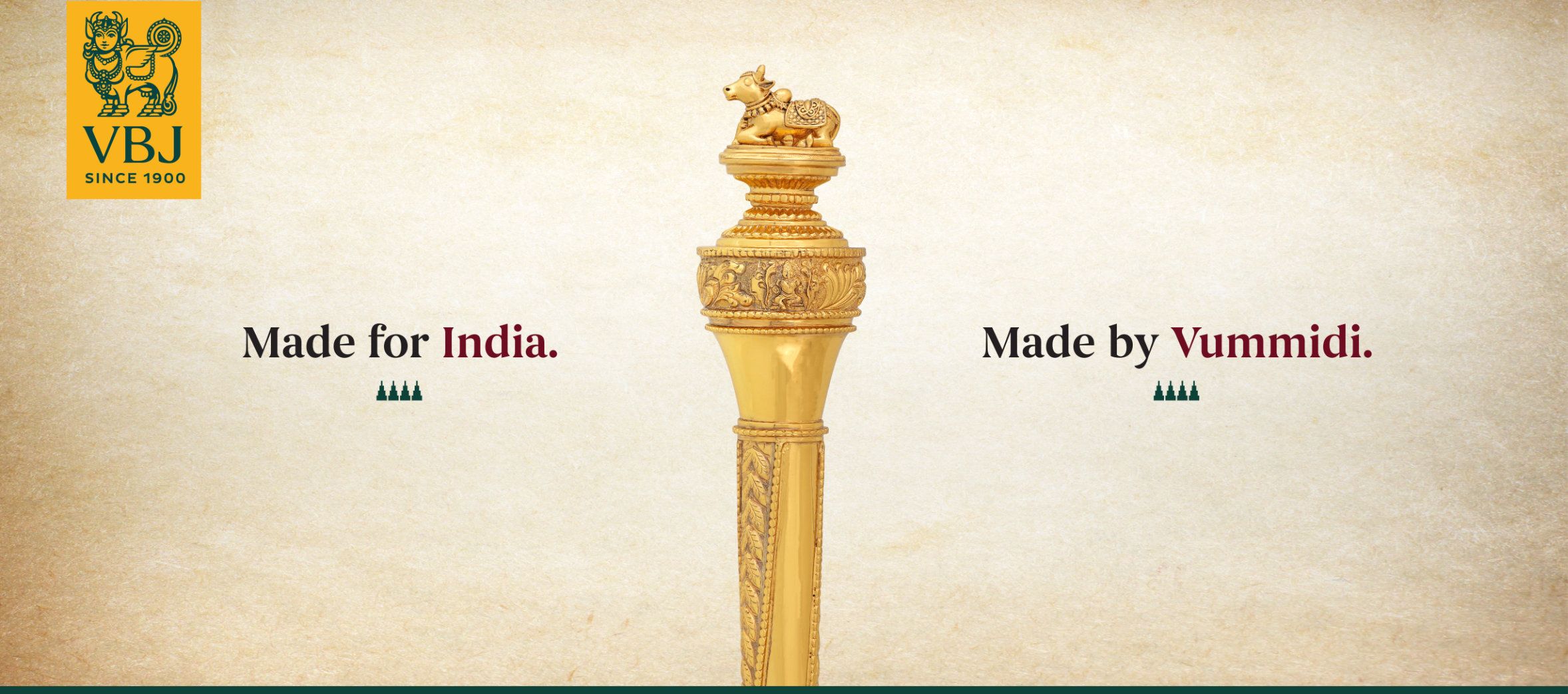 Sengol in Indian Parliament by Vummidi Bangaru Jewellers